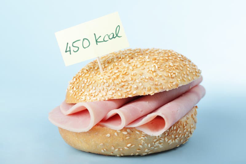 Sandwich with ham stock image. Image of value, meal, food - 19056285