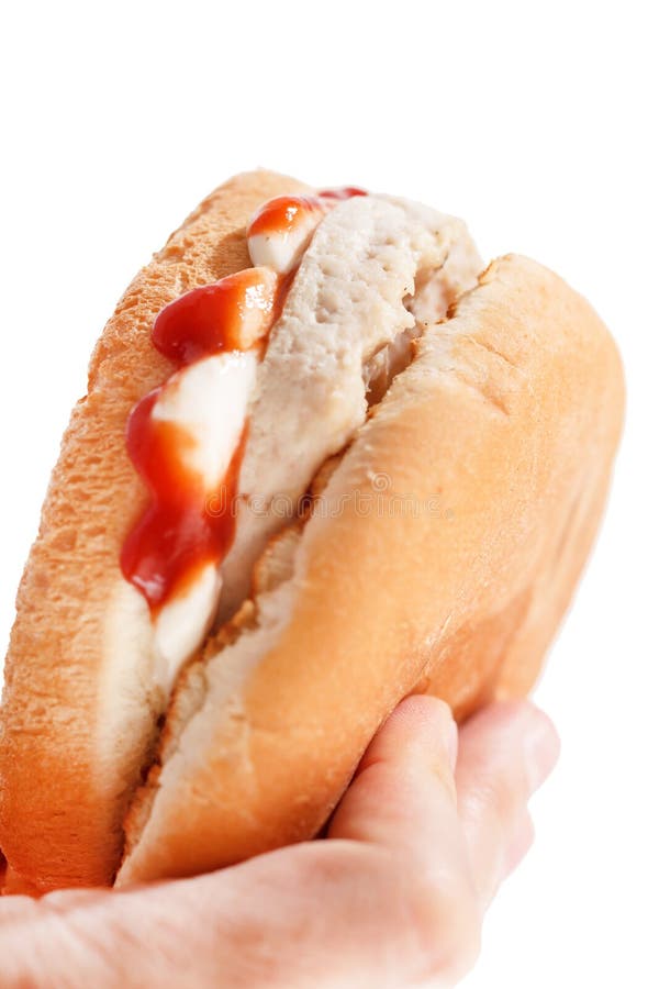 Sandwich in the hand stock photo. Image of cooked, classic - 27871140