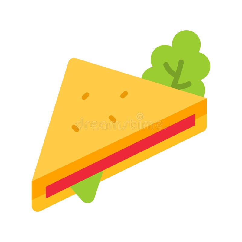Sandwich Icon Image. stock vector. Illustration of design - 284246761