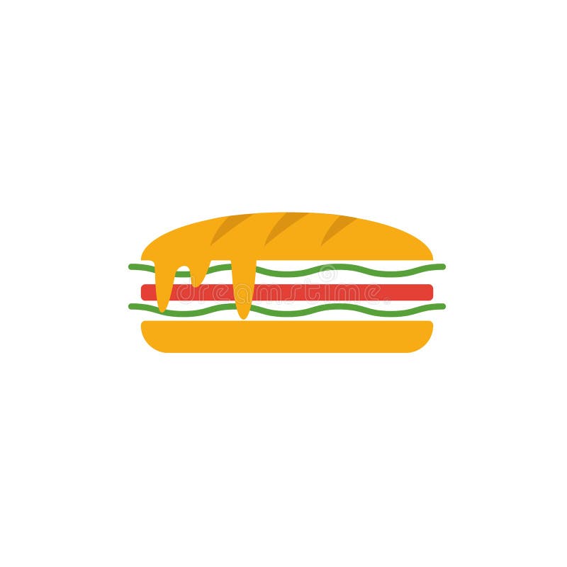 Sandwich Icon. Monochrome Style Icon Design from Meal Icon Collection ...