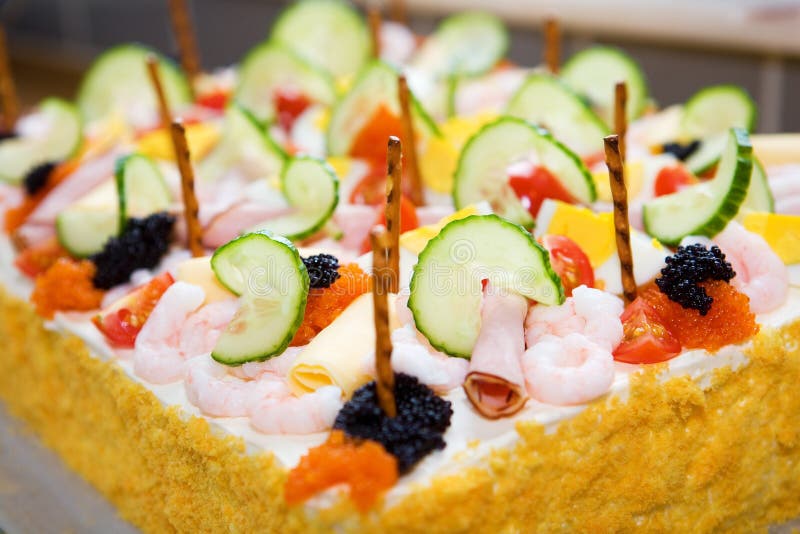 Sandwich Layer Cake stock image. Image of place, closeup - 26766449