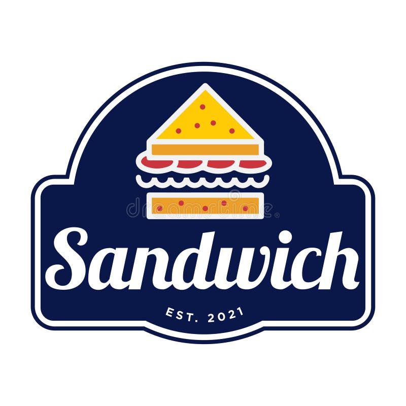 Sandwich Logo Vector Design Template Basic RGB Stock Illustration ...