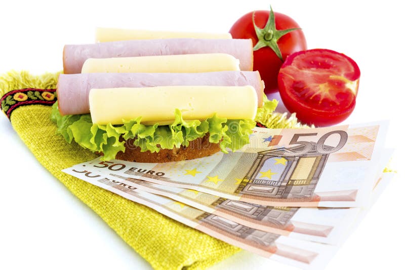 Money sandwich stock photo. Image of financial, eating - 33371692