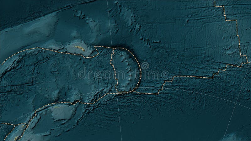 Sandwich Plate - Boundaries. Wiki Map Stock Illustration - Illustration ...