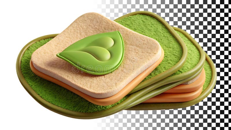 Sandwich Shaped Coasters Set for Fun Table and Kitchen Decor Png ...