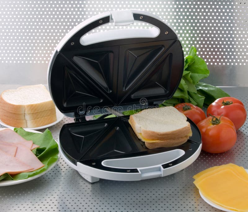 Sandwich Toaster stock image. Image of grilled, kitchen - 12319205