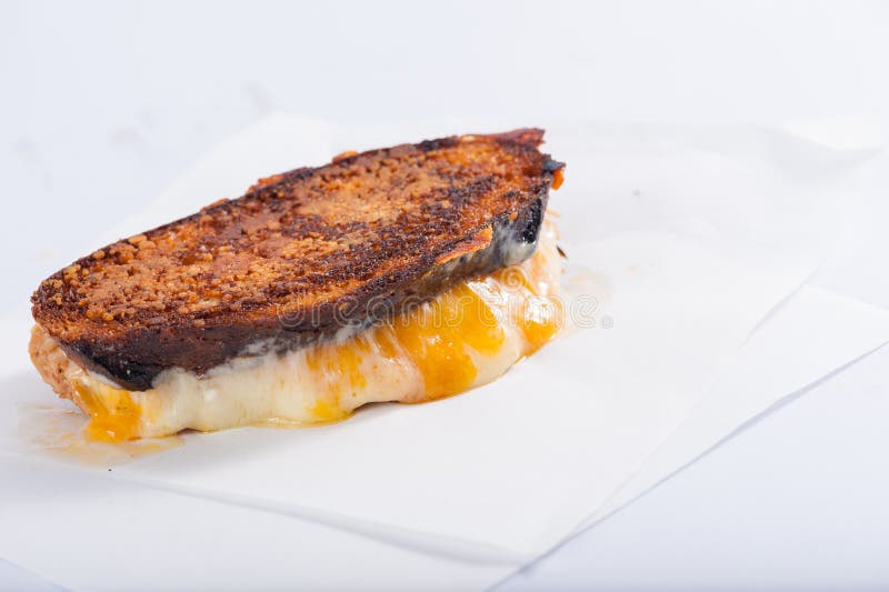 Sandwich with Various Types of Cheese Stock Photo - Image of eatery ...