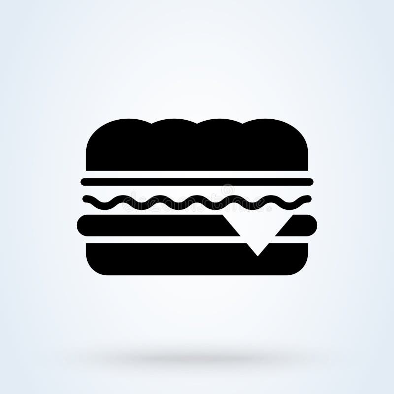 Sandwich. Vector Simple Modern Icon Design Illustration Stock Vector ...