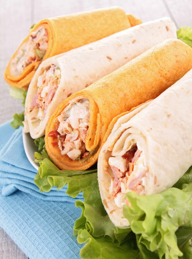 Sandwich wrap stock photo. Image of dining, appetizer - 25389188