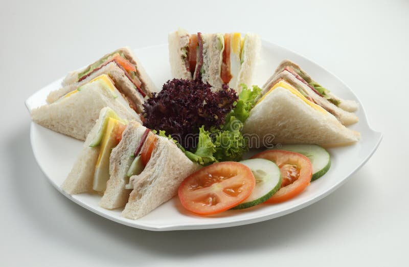 Sandwiched stock photo. Image of cook, white, sauce, tuna - 21691546