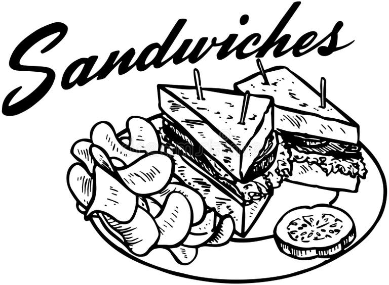 Delicious Lunch Sandwiches Stock Illustrations – 10,023 Delicious Lunch ...