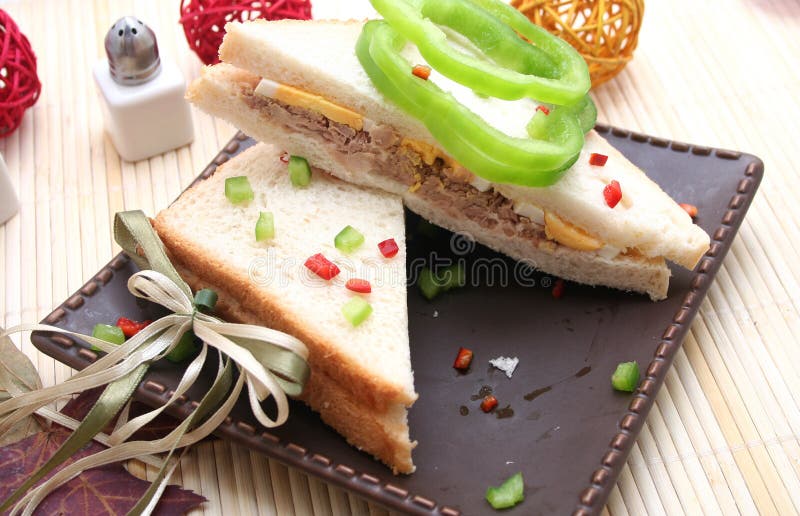 Assorted Sandwiches stock photo. Image of gourmet, wholemeal - 13255290