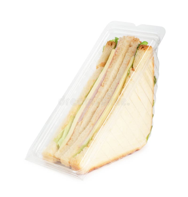 Sandwiches in Clear Plastic Package Stock Image - Image of fresh, bread ...