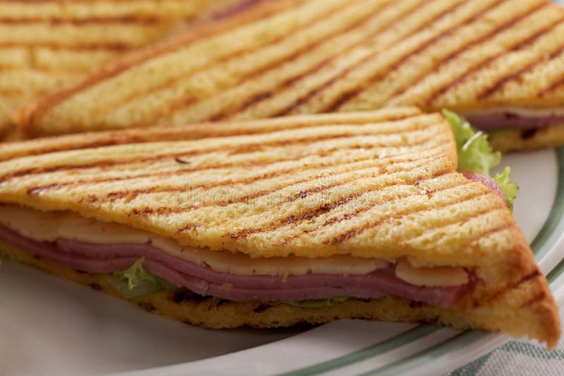 Sandwiches on a plate stock image. Image of sandwich - 86052555