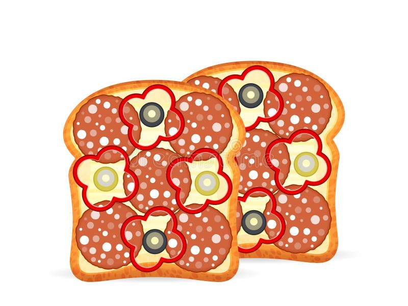 Salami Sandwiches Stock Illustrations – 343 Salami Sandwiches Stock ...