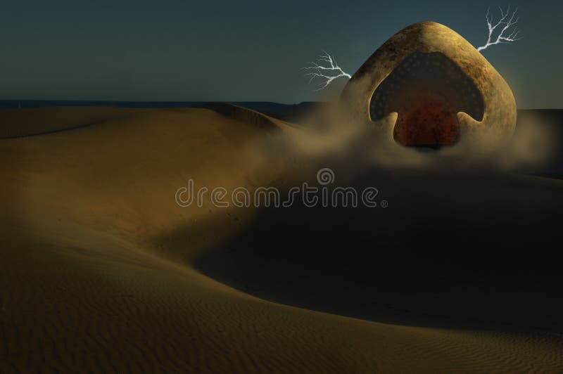 Sandworm Rising Stock Illustrations – 1 Sandworm Rising Stock ...