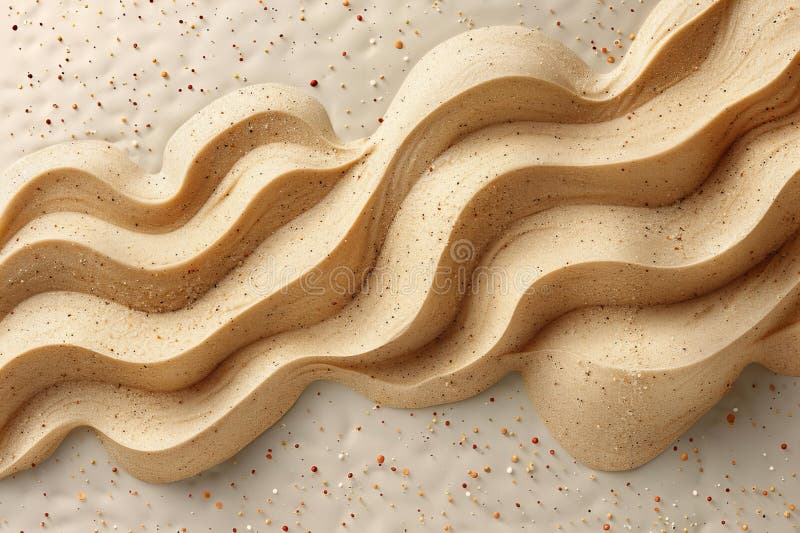 Sandy Background with Thin Lines, Top View, Closeup, High Resolution ...