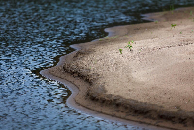 Sandy bank stock photo. Image of beach, bank, closeup - 35860334
