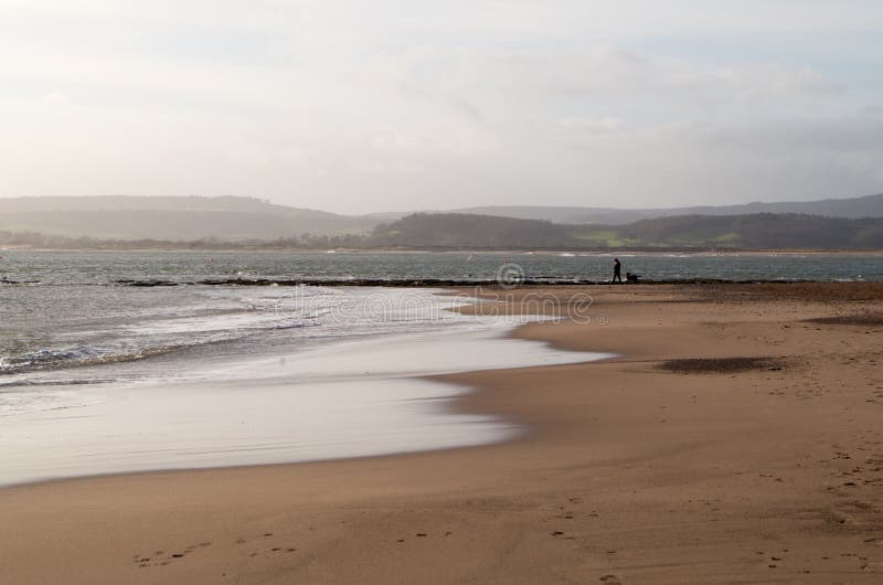Sandy Bay Beach - Devon stock image. Image of majestic - 66440057