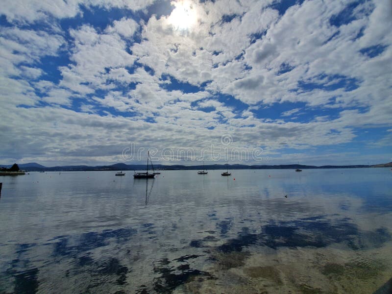 Sandy Bay, Tasmania stock image. Image of wave, shore - 265413437