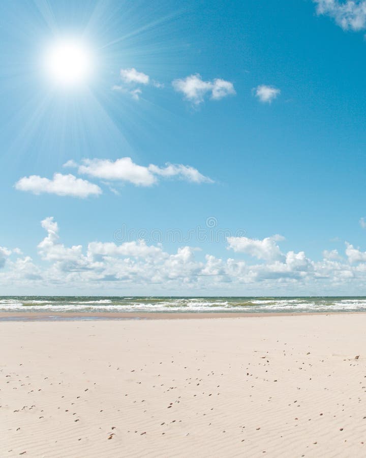 Sandy beach stock image. Image of south, travel, sand - 11194621