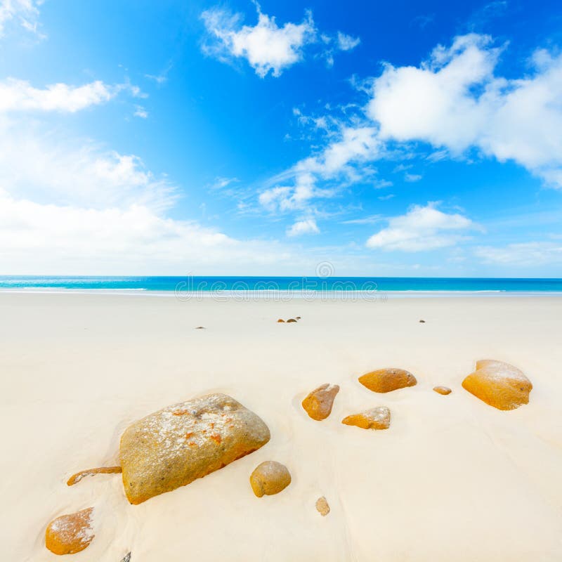Sandy beach stock photo. Image of season, cloud, seascape - 25528952