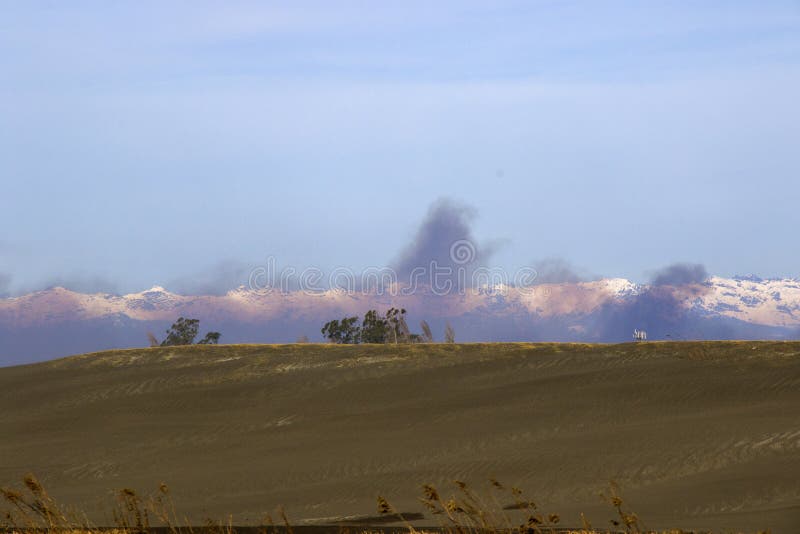 Sandy Beach on the Black Sea, Sand on the Beach Stock Photo - Image of ...