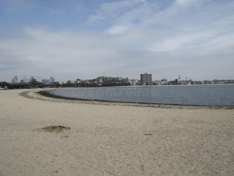 Sandy Beach in Boston Massachusetts Stock Image - Image of boardwalk ...