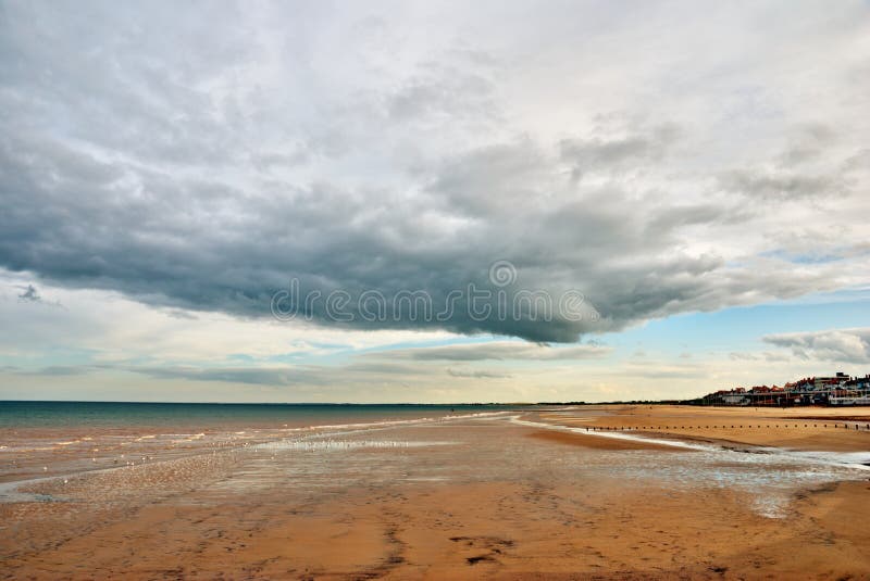Climping Beach in West Sussex Stock Image - Image of beach, blue: 192521627