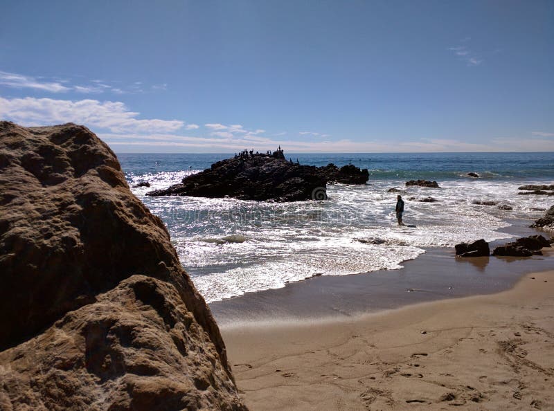 Sandy Beach stock image. Image of sandy, summer, california - 112874129