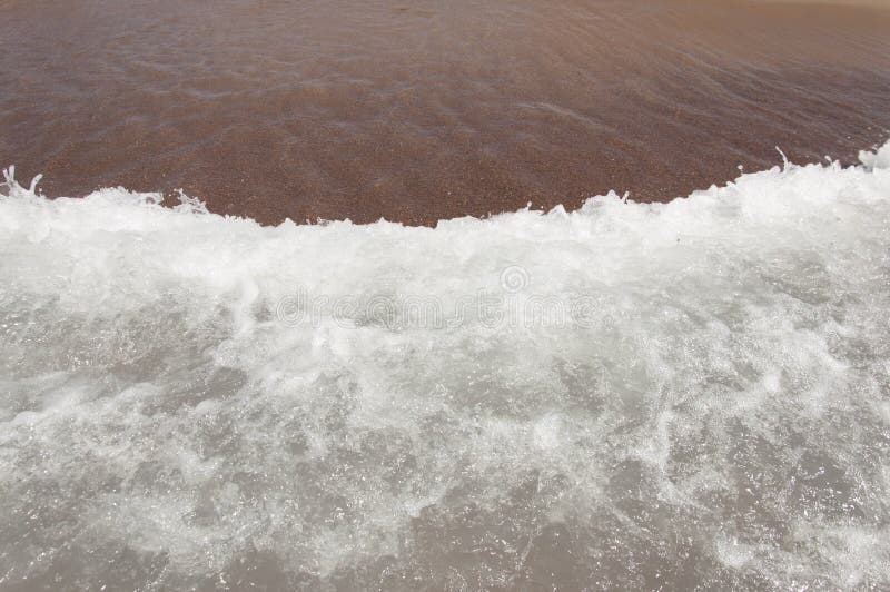 Wave on the Beach Background Texture Stock Photo - Image of wave ...