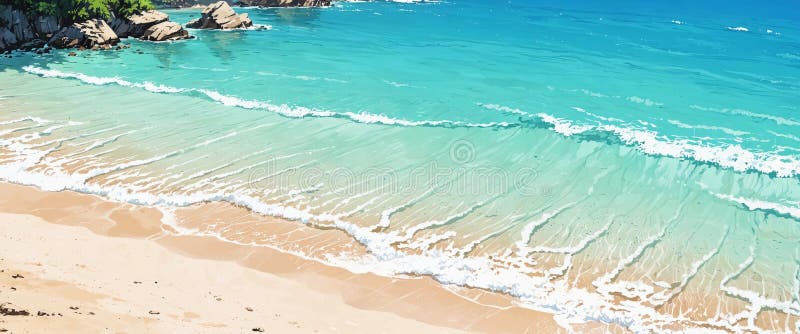 Anime Clear Beach Stock Photos - Free & Royalty-Free Stock Photos from ...