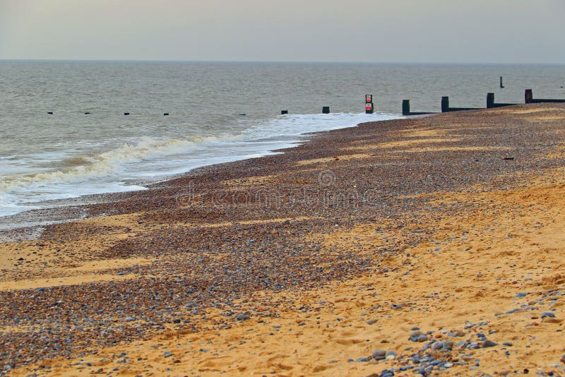 The sandy beach stock image. Image of beach, deserted - 92706647