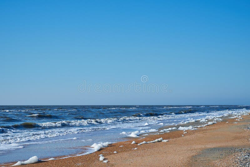 Sandy beach stock photo. Image of naturally, calm, beach - 237449108