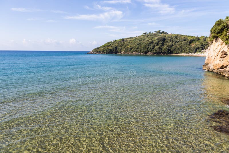 Sandy Beach in Lazio, Italy Stock Image - Image of beach, heritage ...