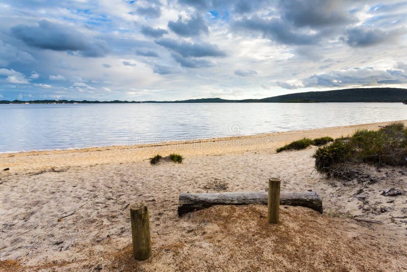 Sandy Beach Near Walpole stock photo. Image of outdoors - 27855960