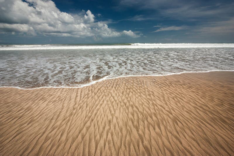 Sandy Beach Ocean stock image. Image of land, south, coastline - 51228065