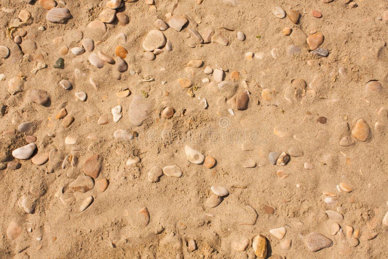Sandy Beach Pattern Closeup, Summer Seacoast Background. Stock Photo ...