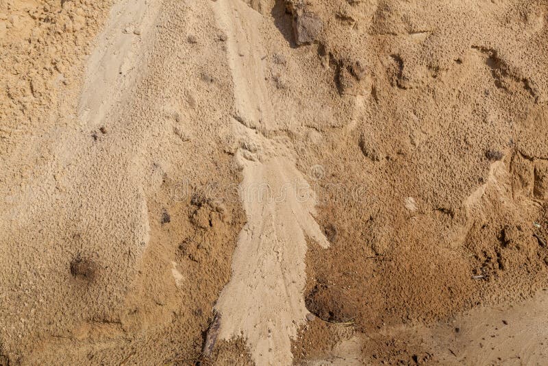 Sand texture after rain stock image. Image of print - 122803965