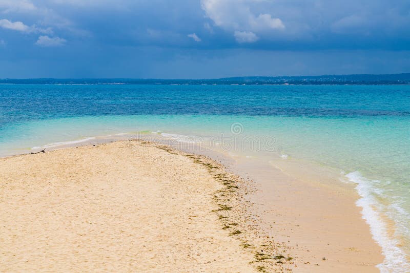 Sandy Beach at the Prison Island. Zanzibar, Tanzania Stock Image ...