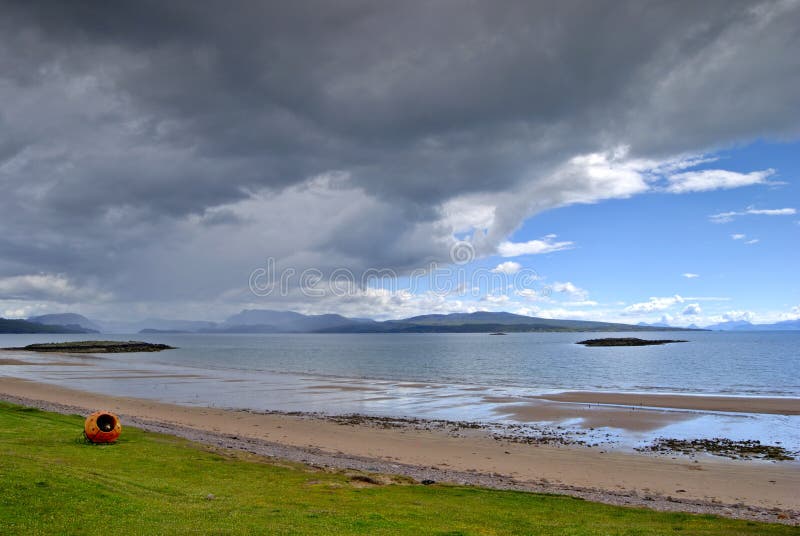 Sandy Beach, Redpoint, Wester Stock Photo - Image of scotland, ross ...