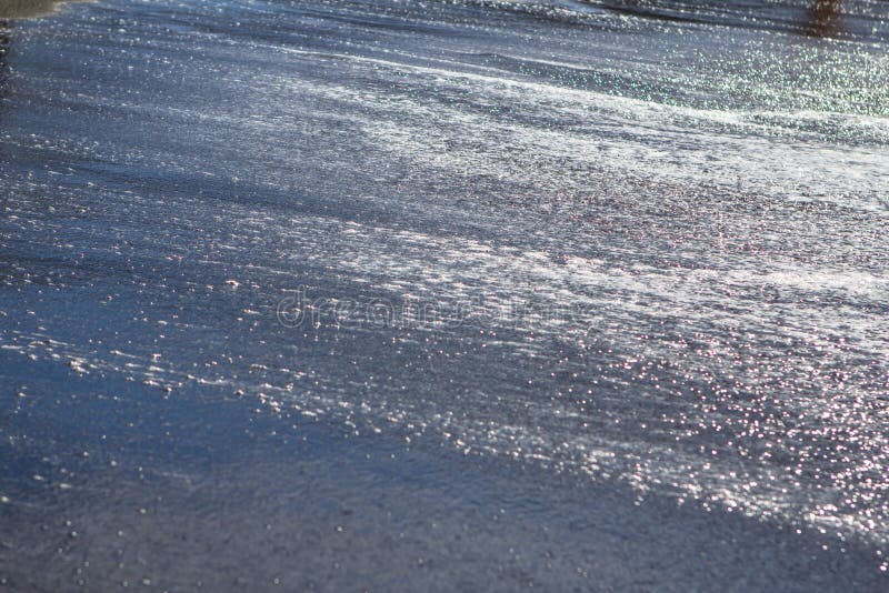 Sandy beach stock photo. Image of sandy, ripple, coastline - 87286792