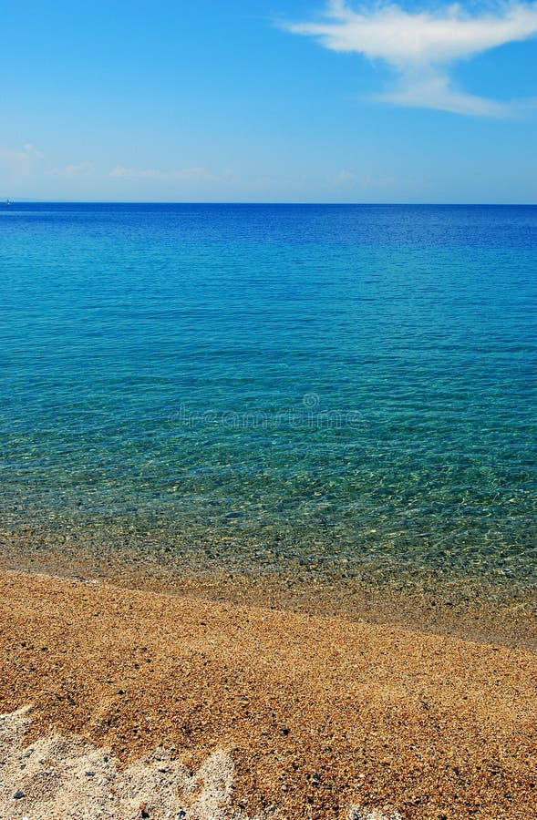 Sandy beach vertical stock image. Image of coast, caribbean - 3284703