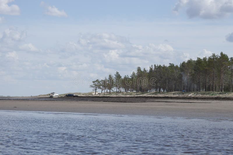 Bereg of the White sea stock photo. Image of white, coast - 195505588