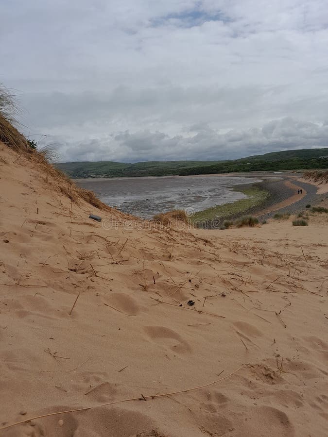Sandy Coast Beach on a Calm Day Stock Photo - Image of beach, sand ...