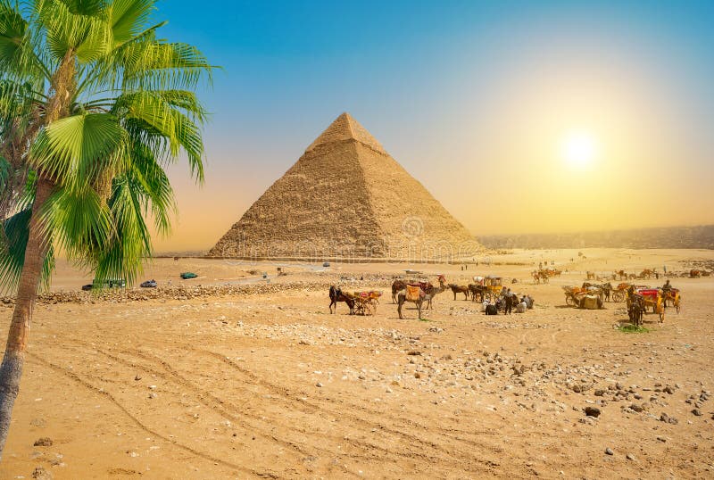 Sandy desert in Egypt stock image. Image of sand, egypt - 263156307