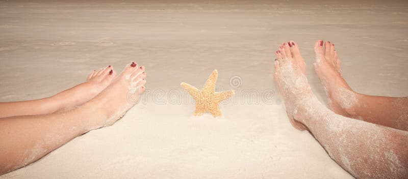 Sandy Feet! stock image. Image of relax, vacation, sandy - 116228069