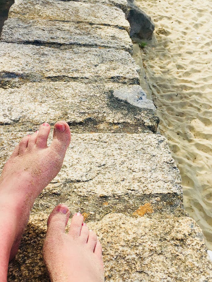 Sandy toes stock photo. Image of feet, beach, toes, sandy - 190491042