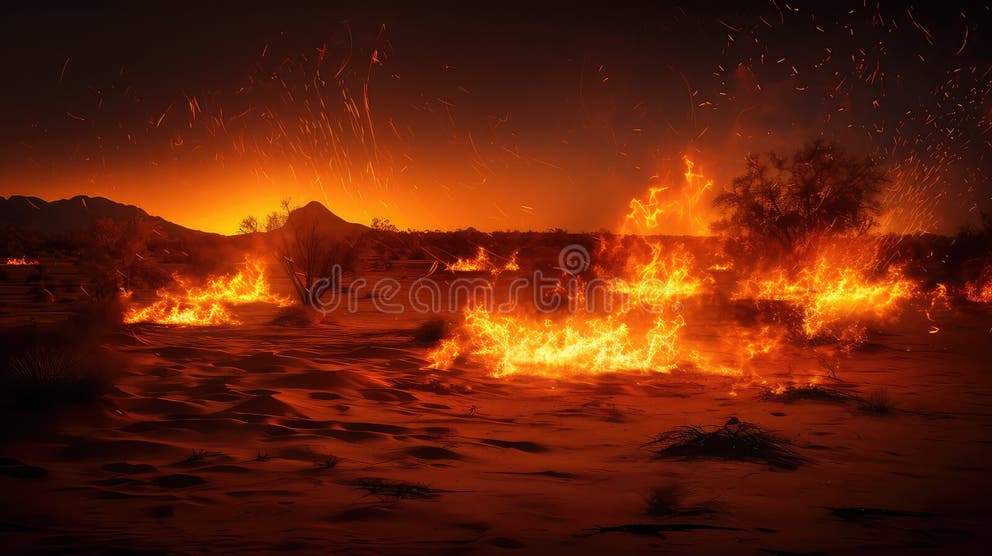 Sandy fire burst stock illustration. Illustration of warm - 369749735