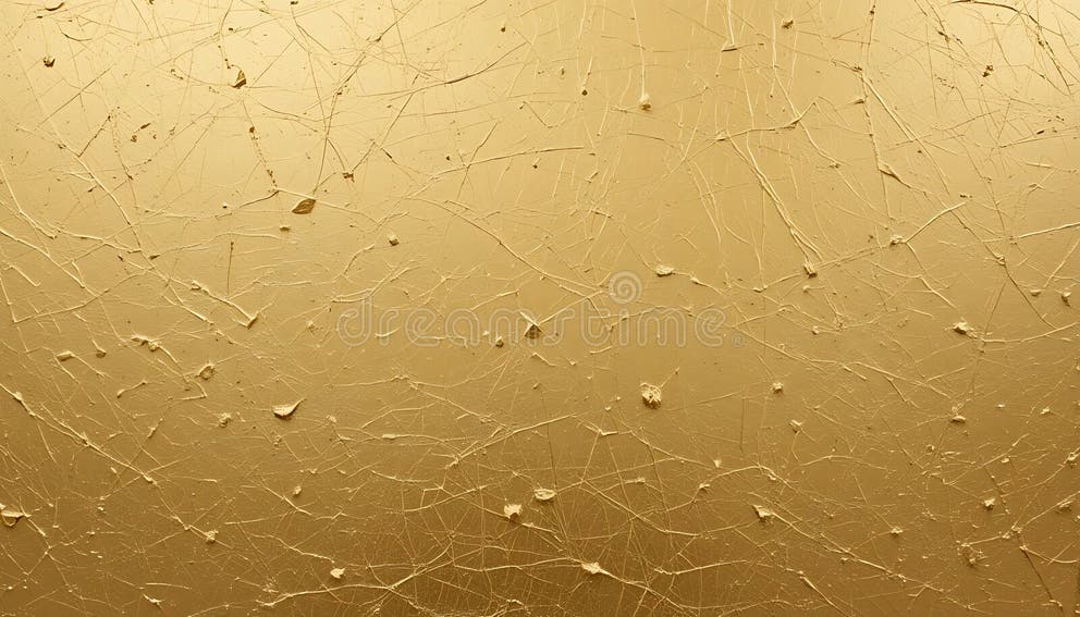 Sandy Gold Foil Texture with a Rough, Grainy Matte Surface and Soft ...